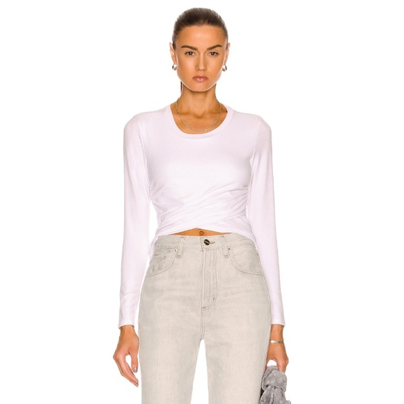 Jonathan Simkhai | Tops | Jonathan Simkhai Standard Suzy Wrap Top ...